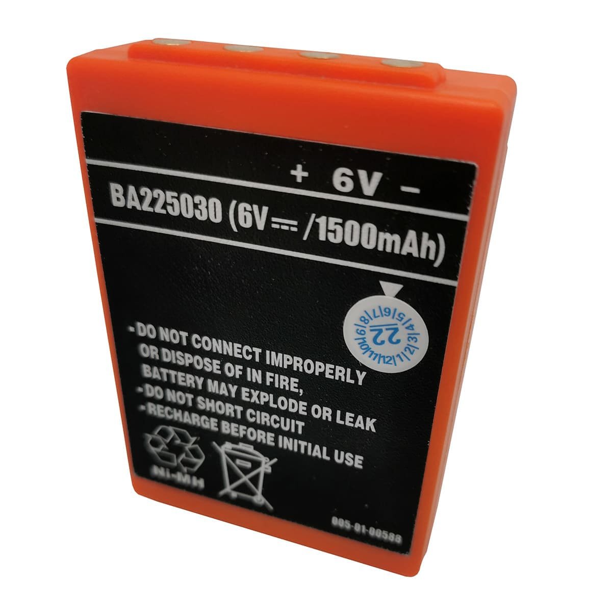 6V 2500mAh Ni-Mh Replacement battery for HBC Radiomatic BA225030 Crane ...